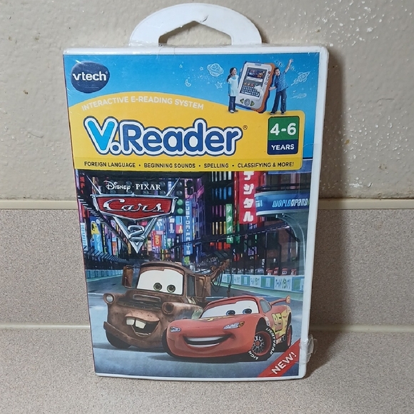 vtech | Other | Vtech Vreader Interactive Ereading System Cars Edition ...